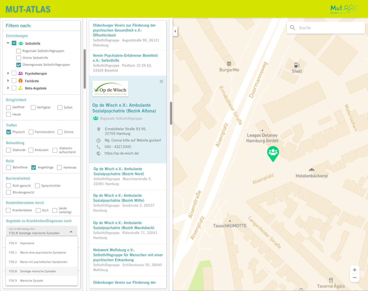 MUT-ATLAS - Psychosozialer Wegweiser